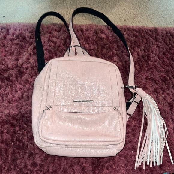 Steve Madden | Bags | Steve Madden Btampa Pebble Pale Pink Backpack ...